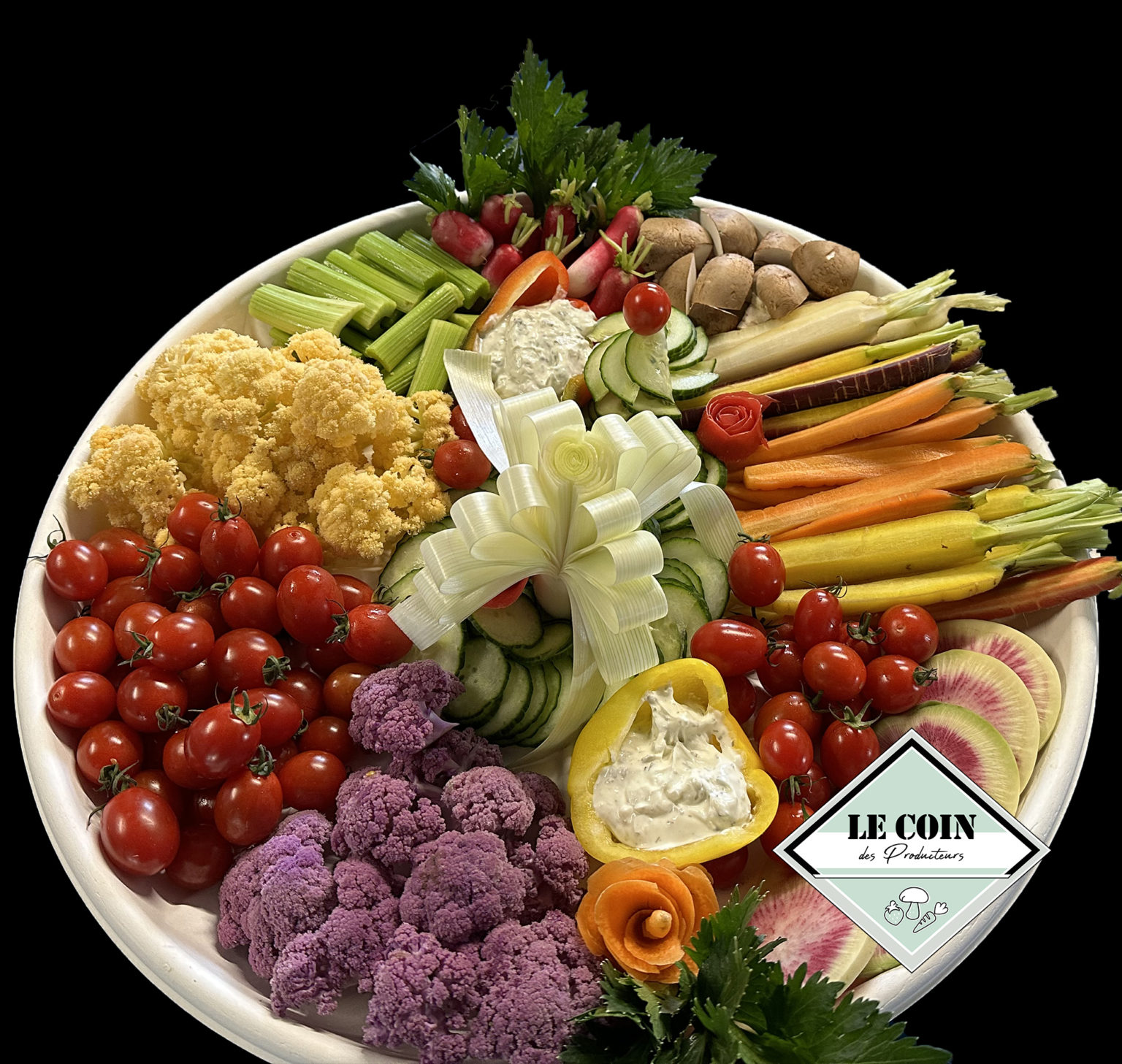 plateau de crudités - LE COIN DES PRODUCTEURS
